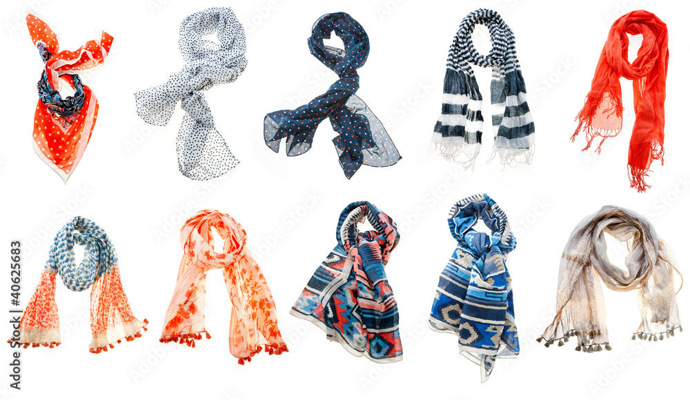 woman scarf Stock Photo | Adobe Stock