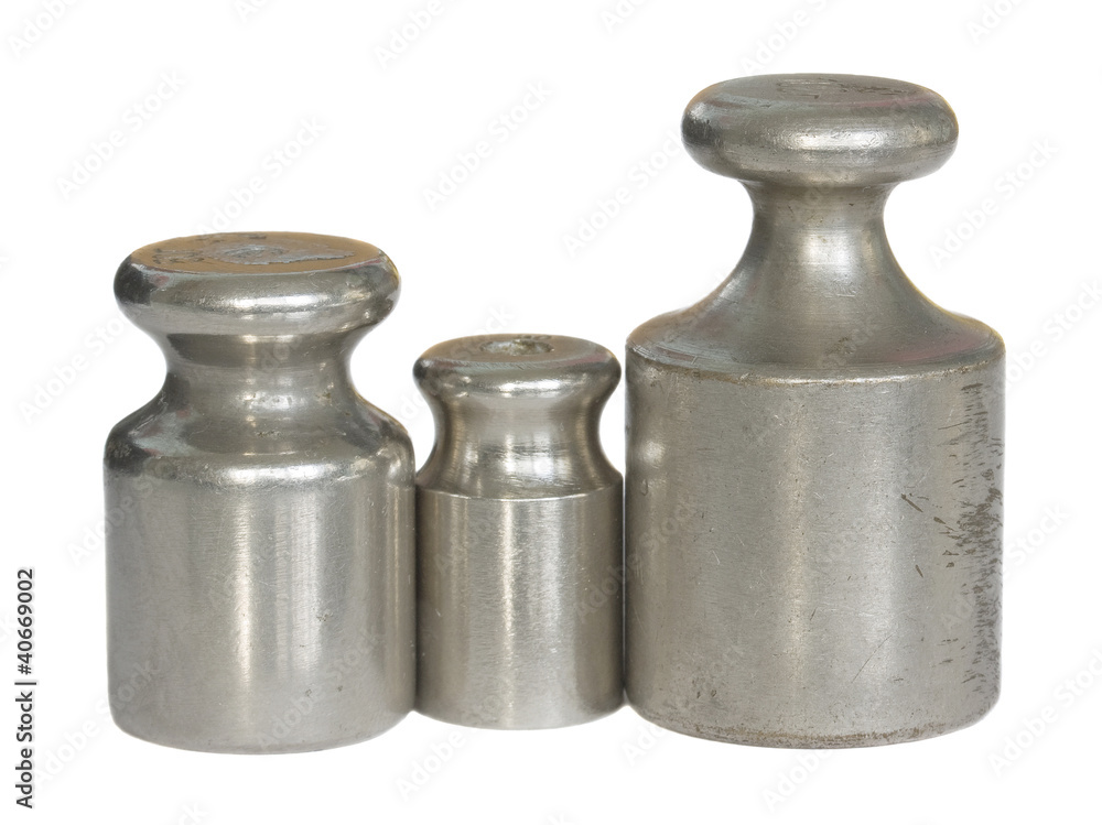 Calibration weights. Stock Photo | Adobe Stock