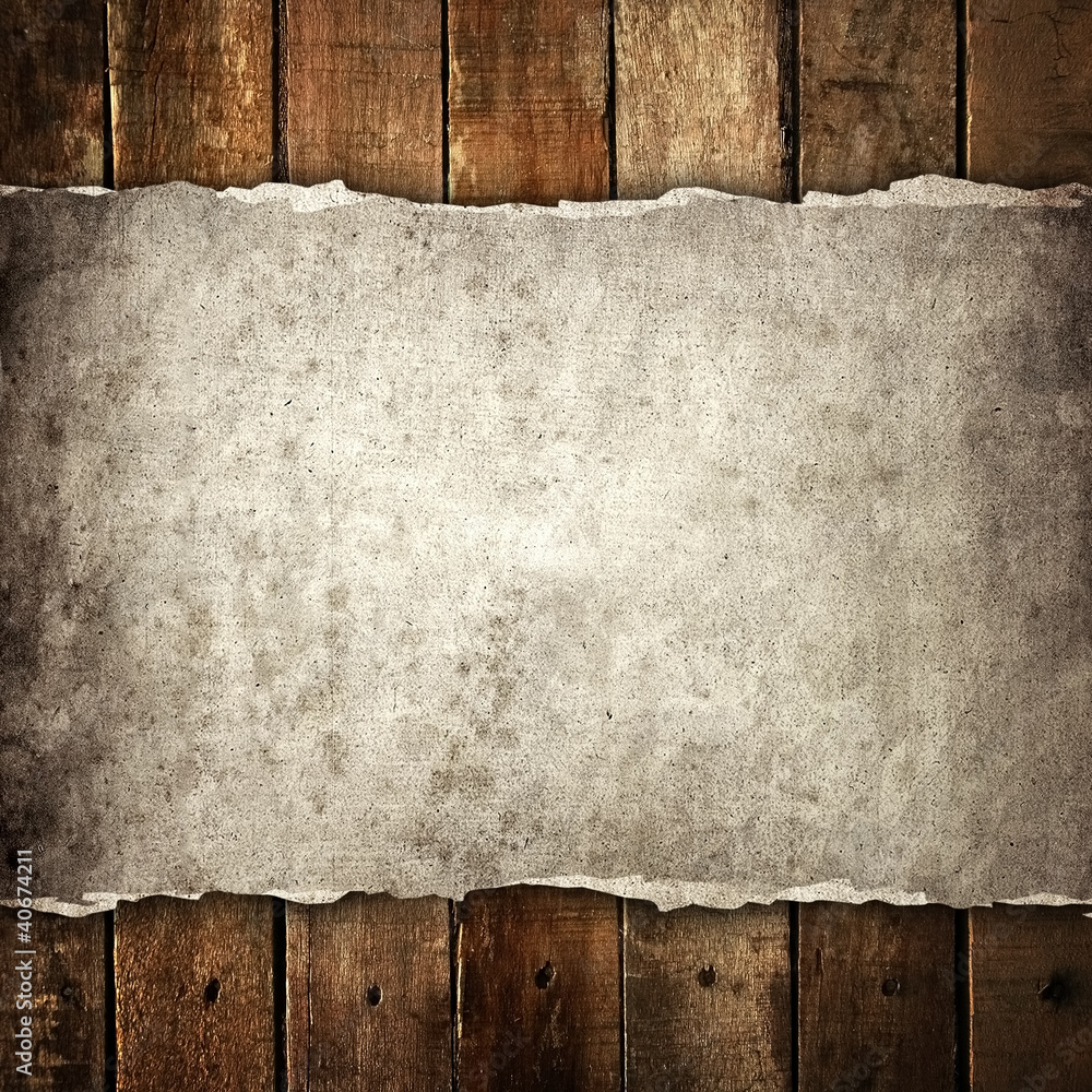paper on wood background Stock Illustration | Adobe Stock