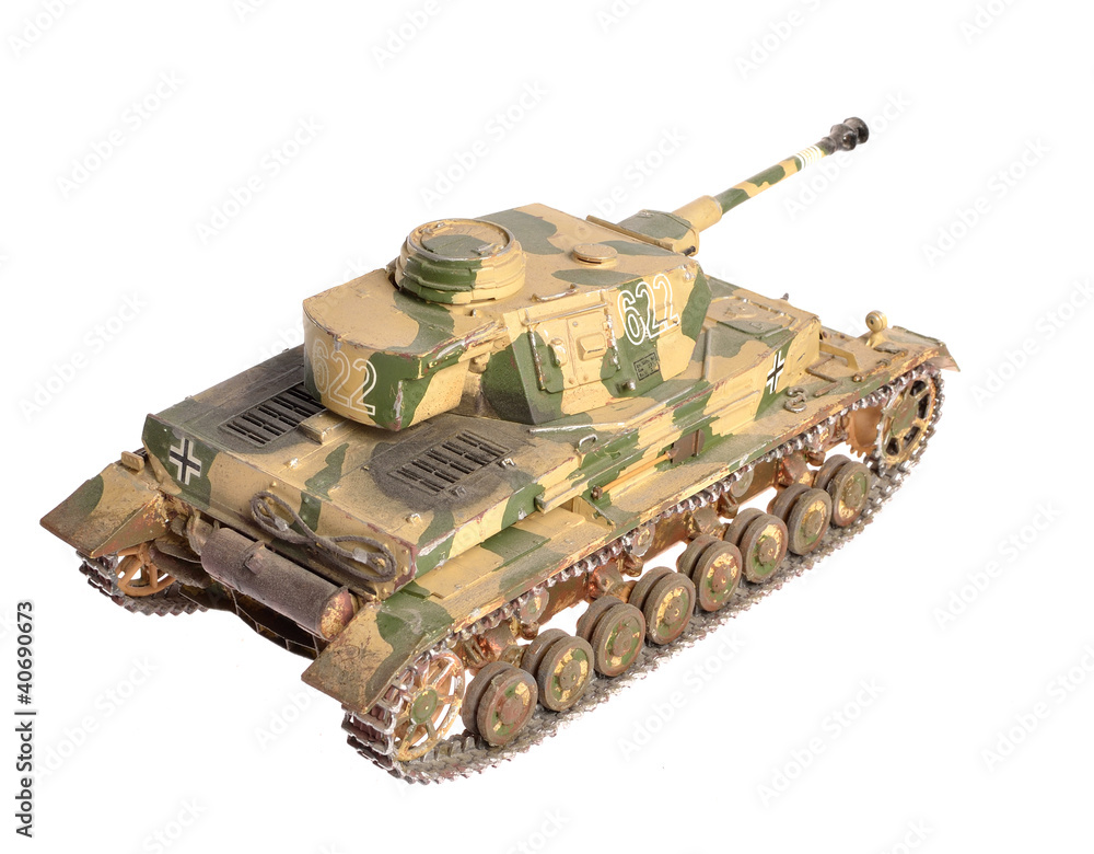 scale model of a german tank from WWII Stock Photo | Adobe Stock