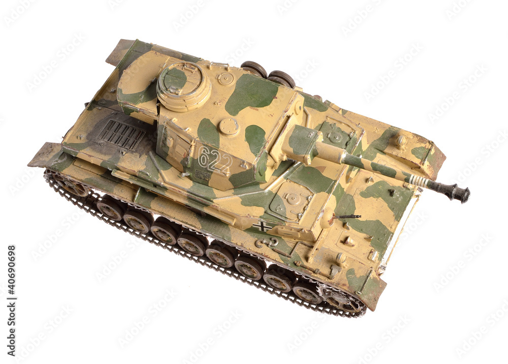 scale model of a german tank from WWII Stock Photo | Adobe Stock