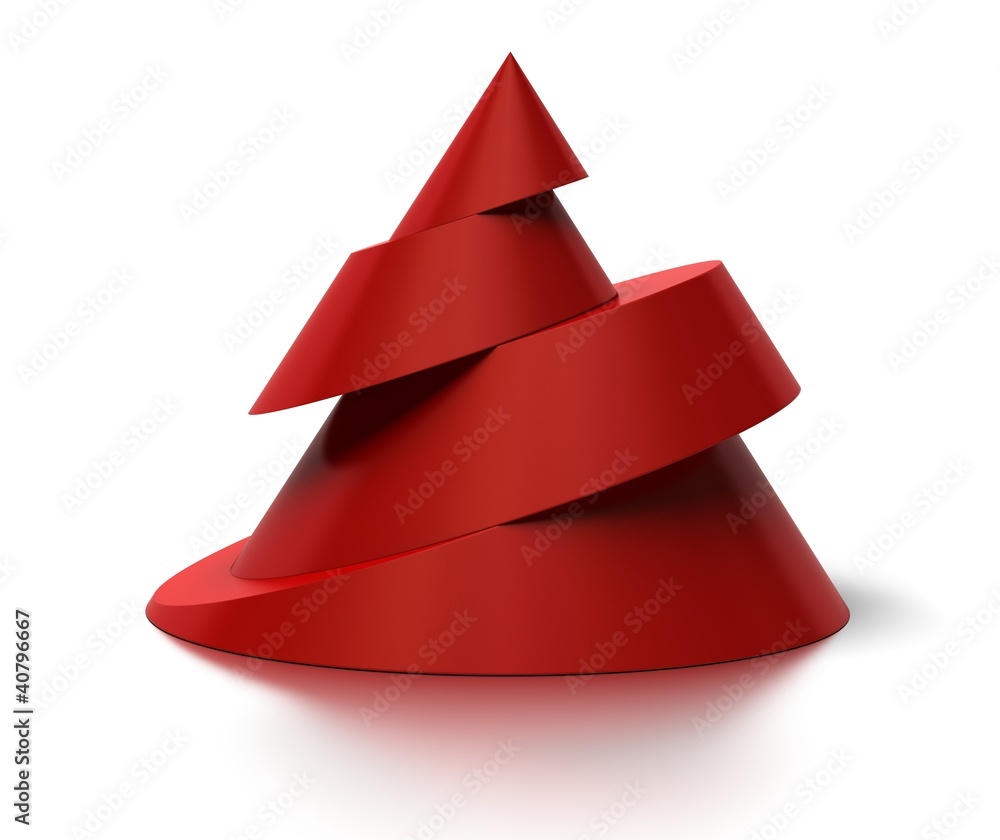 forme conique 4 niveaux décalés Stock Illustration | Adobe Stock
