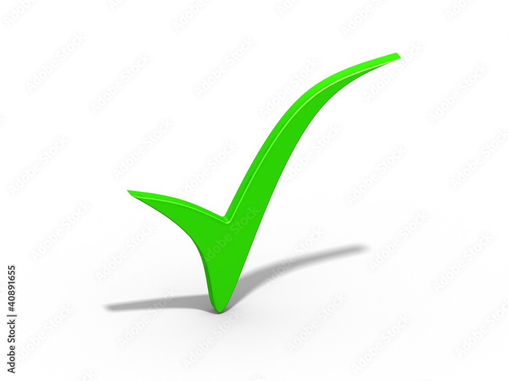 Valider vert V Illustration Stock | Adobe Stock