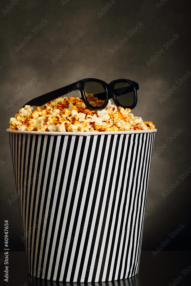 Popcorn box Stock Photo | Adobe Stock