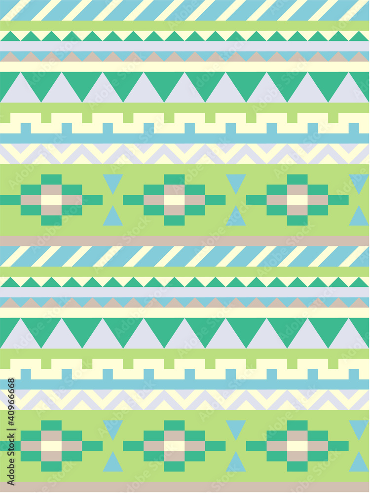 Bright Aztec Pattern