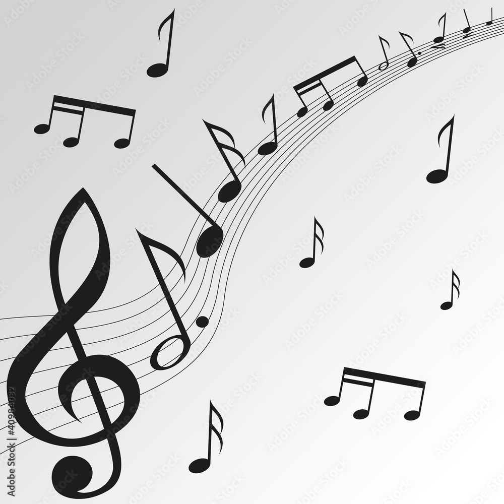 Note musicali Stock Illustration | Adobe Stock