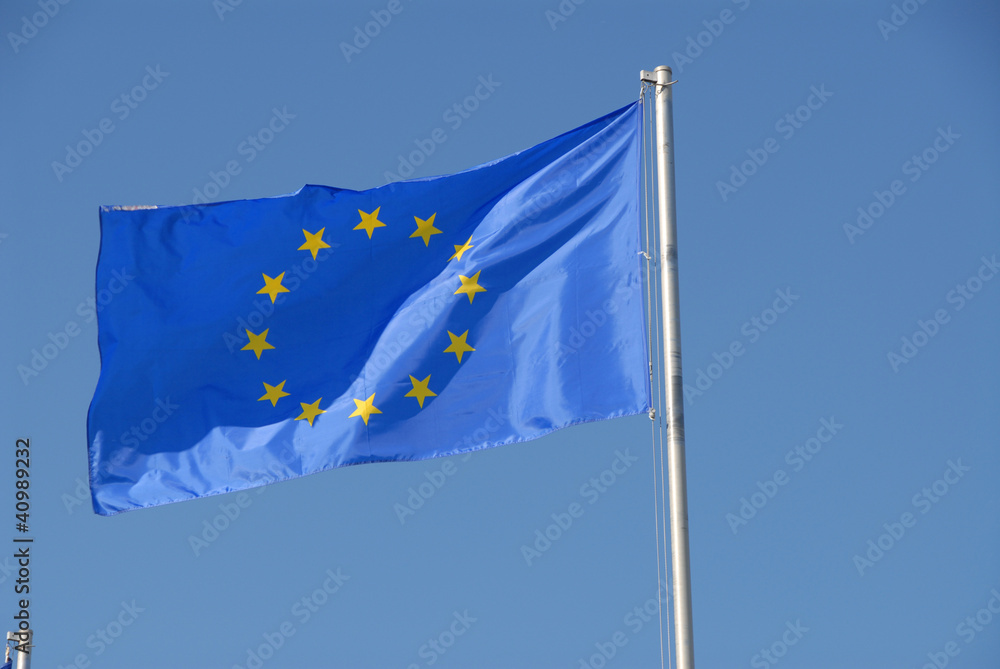 Flagge, Fahne, Europa, Europäische Union Stock Photo | Adobe Stock