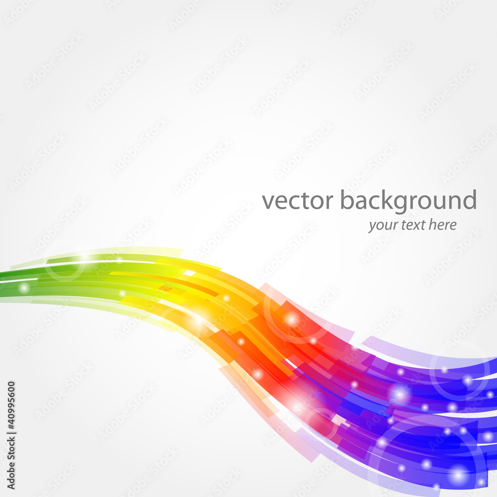 vector color background - sfondo vettoriale arcobaleno Stock Vector ...