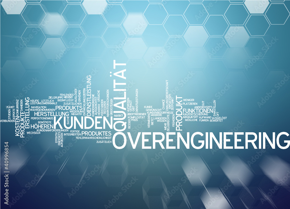 Overengineering Stock-Illustration | Adobe Stock
