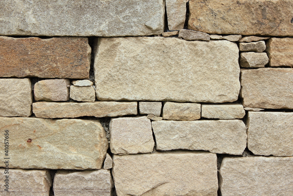 Bruchsteinmauer Stock-Foto | Adobe Stock