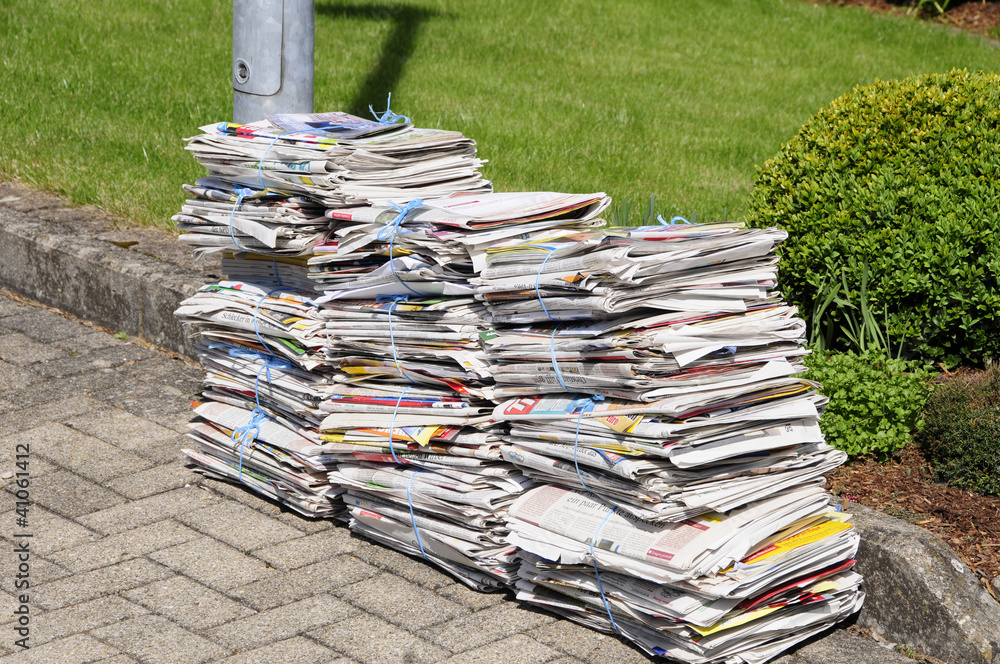 Altpapier Stock Photo | Adobe Stock