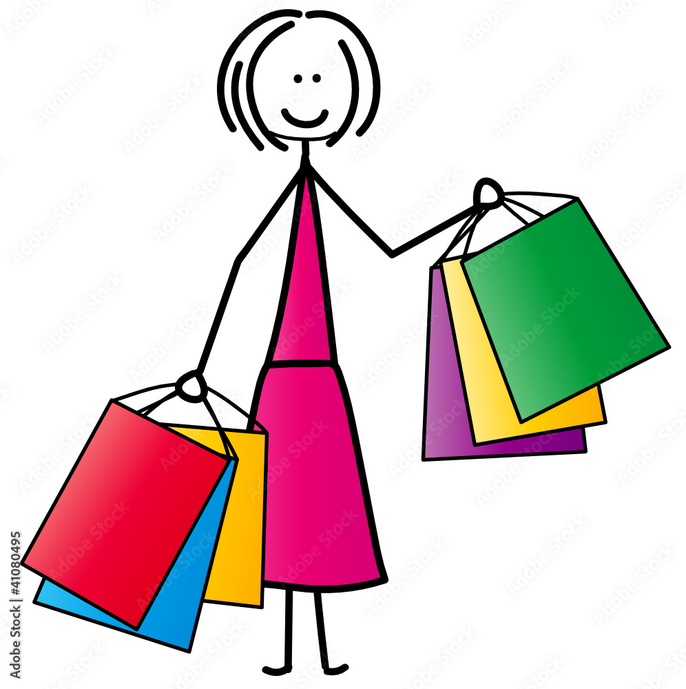 Shopping Stock-Vektorgrafik | Adobe Stock