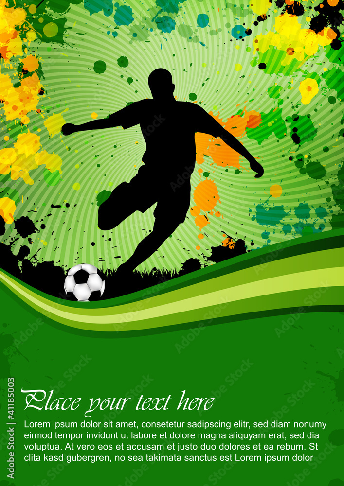 Soccer Flyer vector de Stock | Adobe Stock