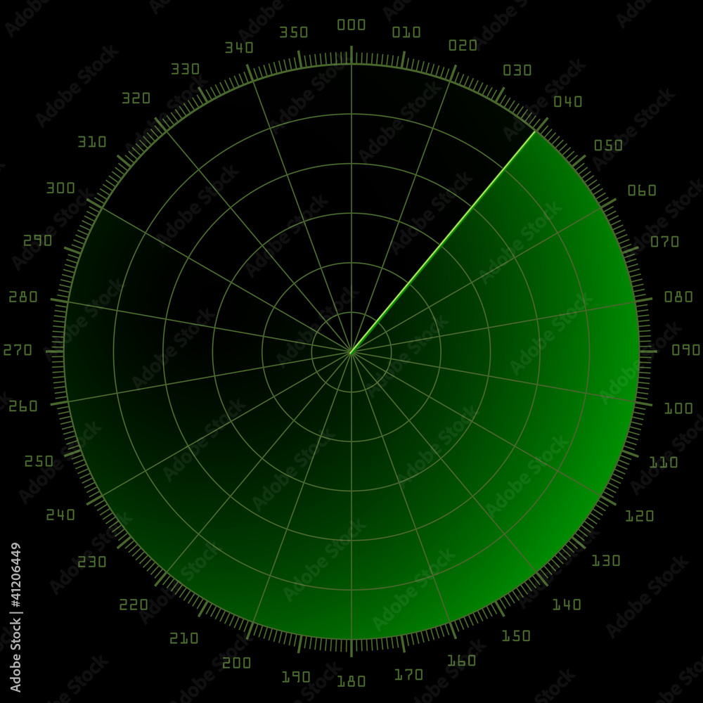 radar screen Stock Vector | Adobe Stock
