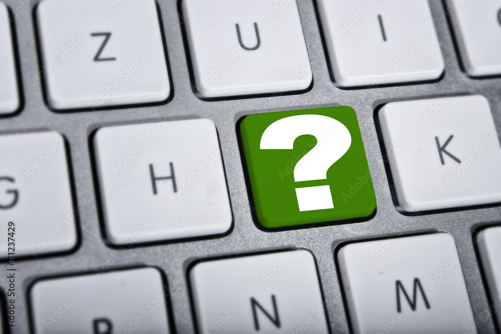 Fragezeichen Tastatur foto de Stock | Adobe Stock
