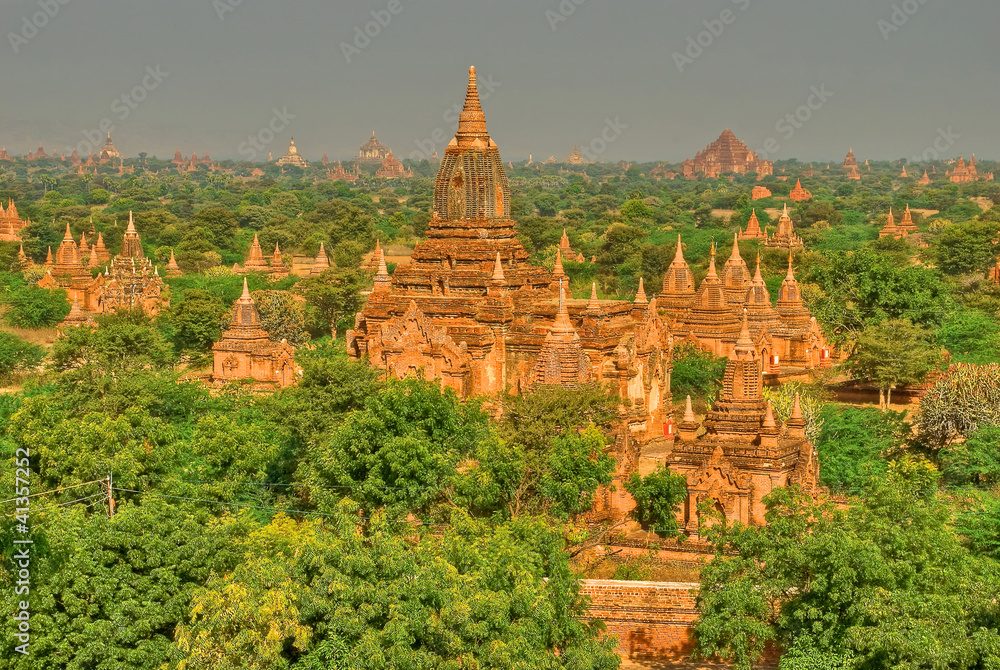 Myanmar temples Stock Photo | Adobe Stock