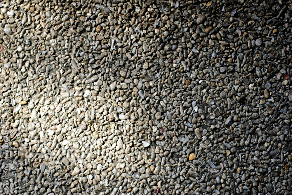 Pebble Washout Finish Whitewash Wall Background Stock Photo | Adobe Stock