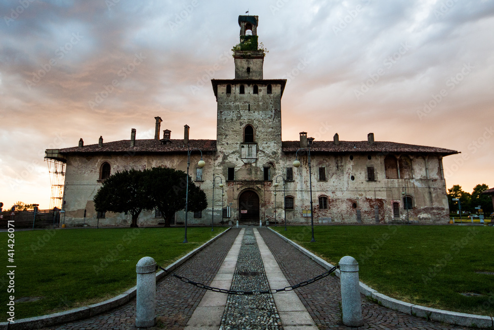 castello di Cusago MI Stock Photo | Adobe Stock