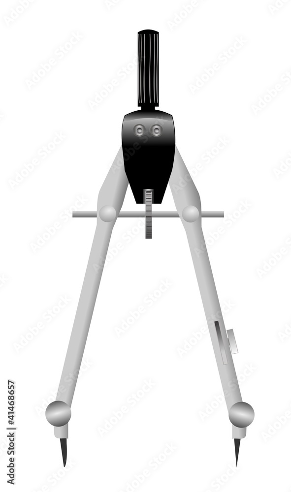 Zirkel Stock-Vektorgrafik | Adobe Stock