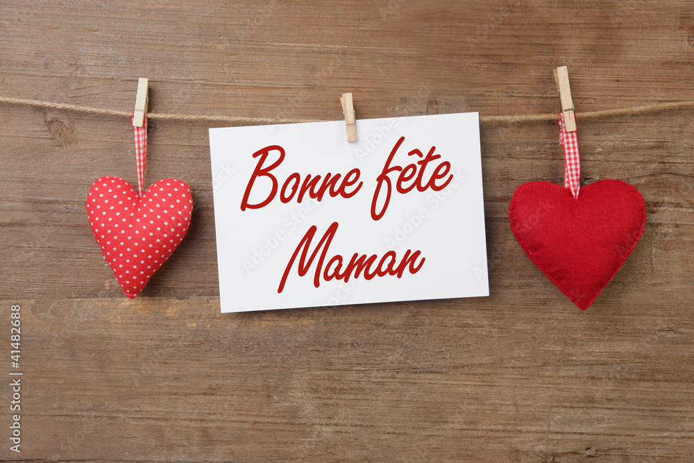 Bonne fete Maman Stock Photo | Adobe Stock