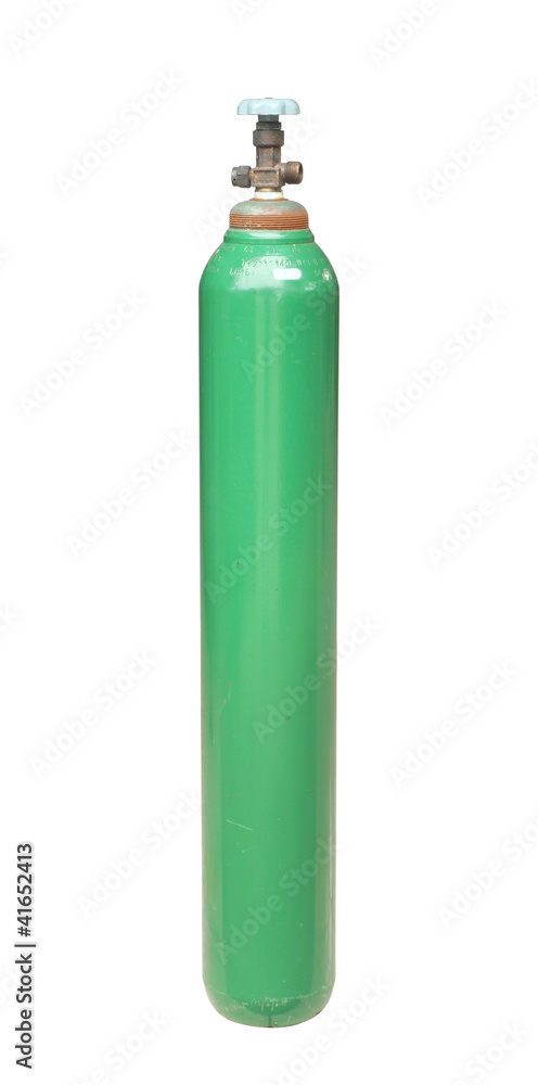 Oxygen cylinder isolated on white background Stock Photo | Adobe Stock
