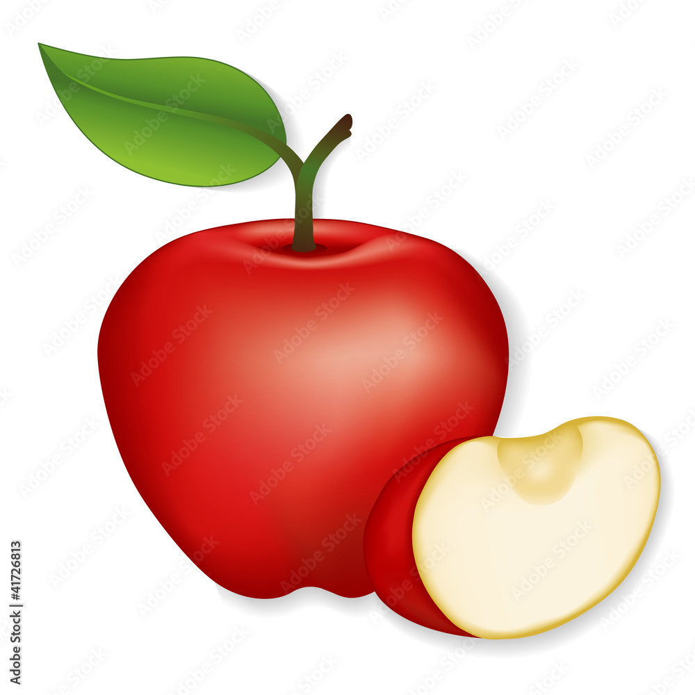 Apple Slice Clipart