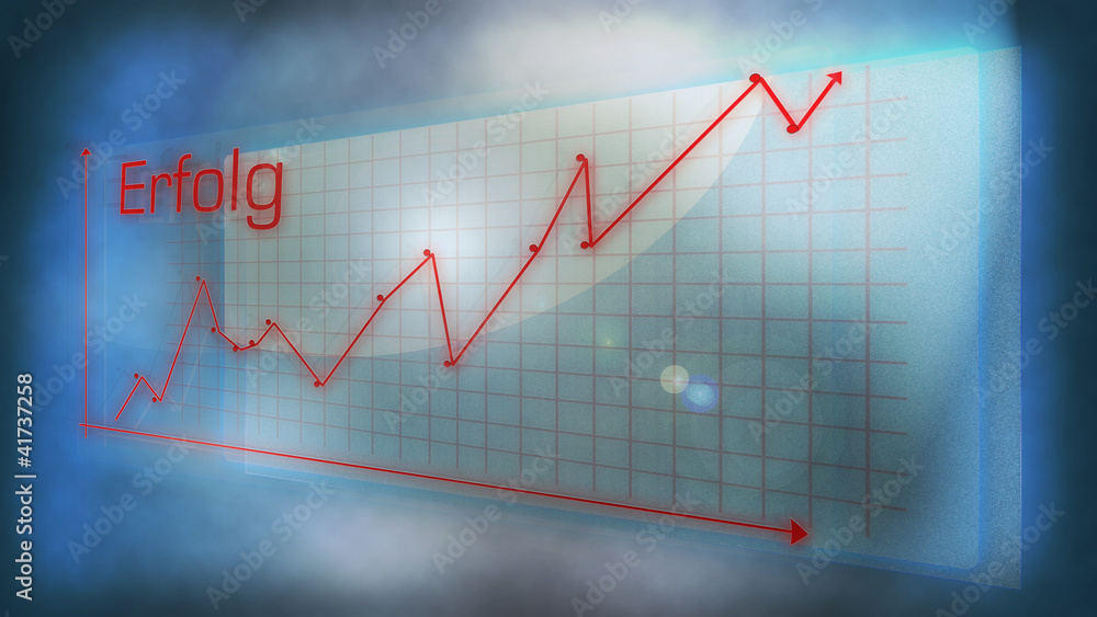 Erfolg Diagramm Stock Illustration | Adobe Stock
