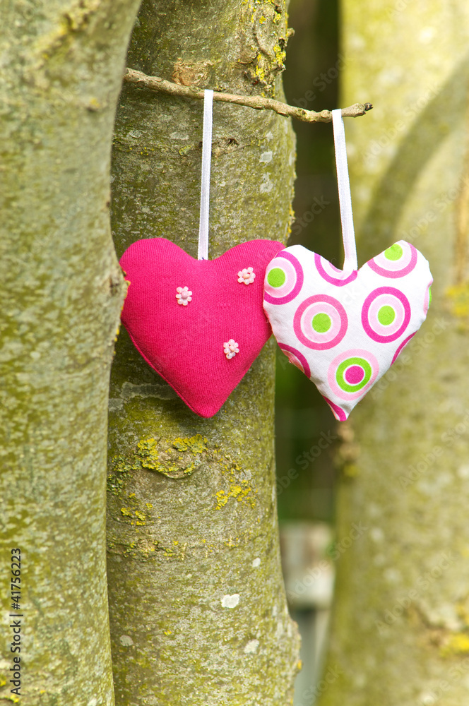 Zwei Herzen, Liebe, Hochzeit, heiraten, romantisch, gemeinsam foto de ...