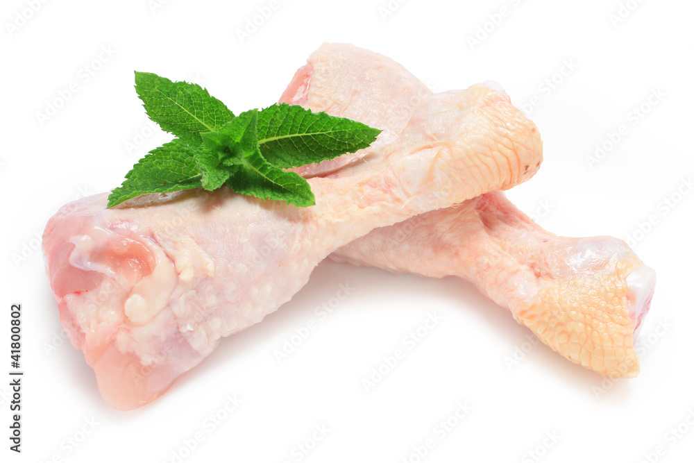 Cuisses de poulet et menthe Stock Photo | Adobe Stock