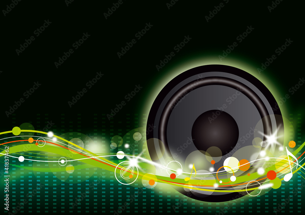 Music background design Stock Vector | Adobe Stock
