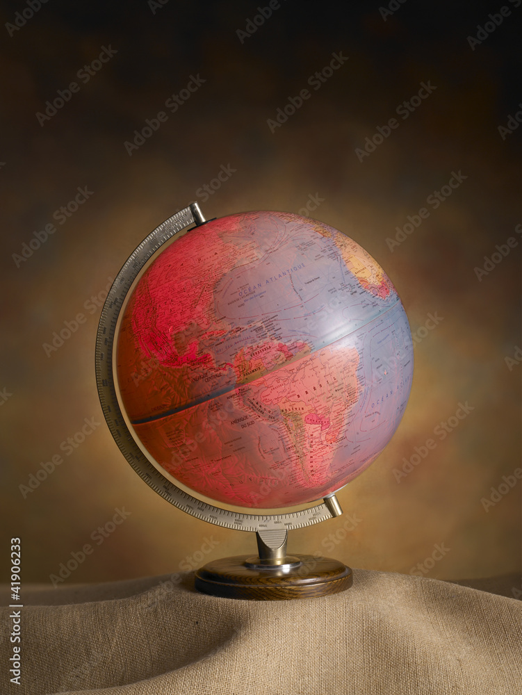 hot map of the world - mappamondo bollente Stock Photo | Adobe Stock