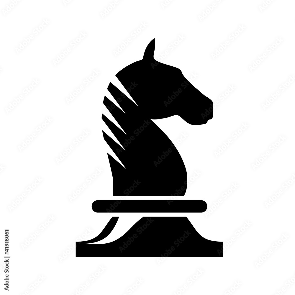 Logo horse of chess # Vector Stock Vector | Adobe Stock