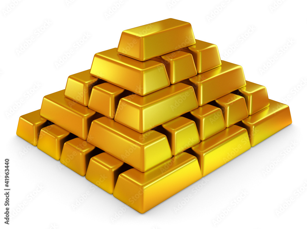 Pyramid Of Gold Bars