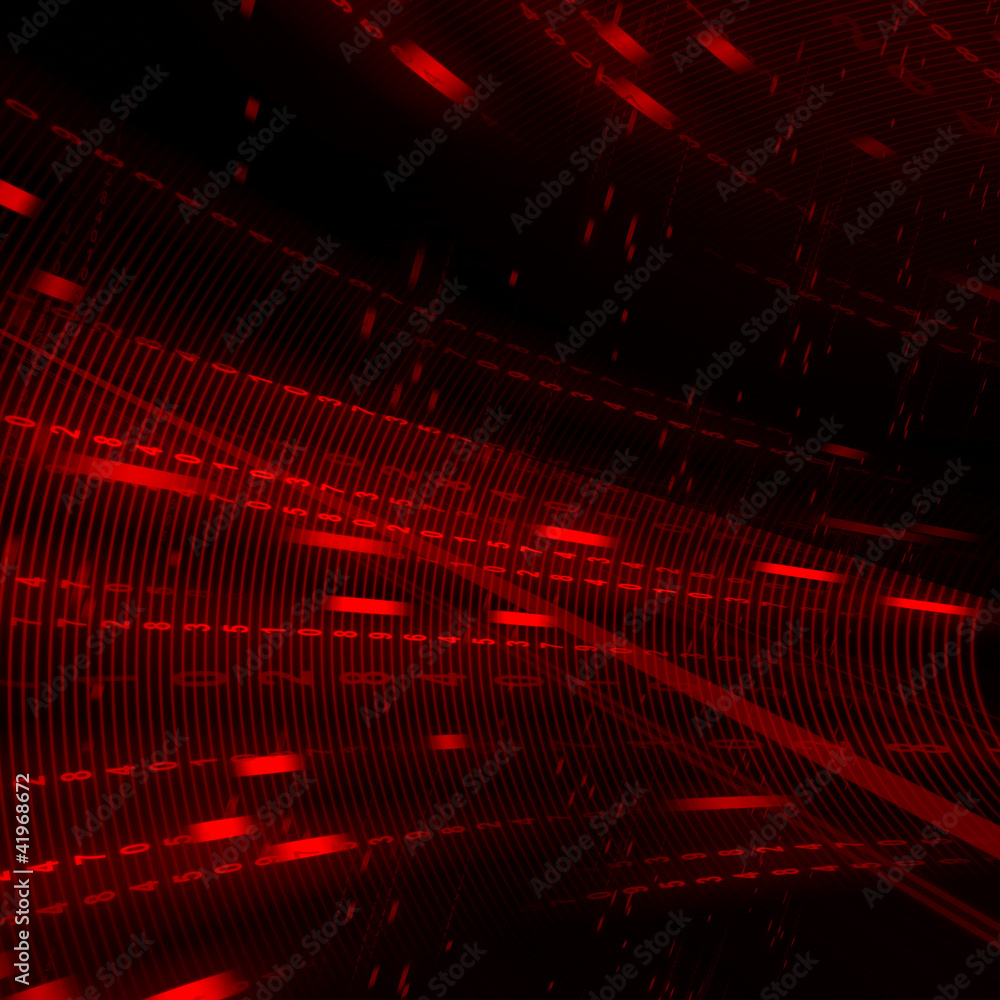 Abstract red matrix background Stock Illustration | Adobe Stock