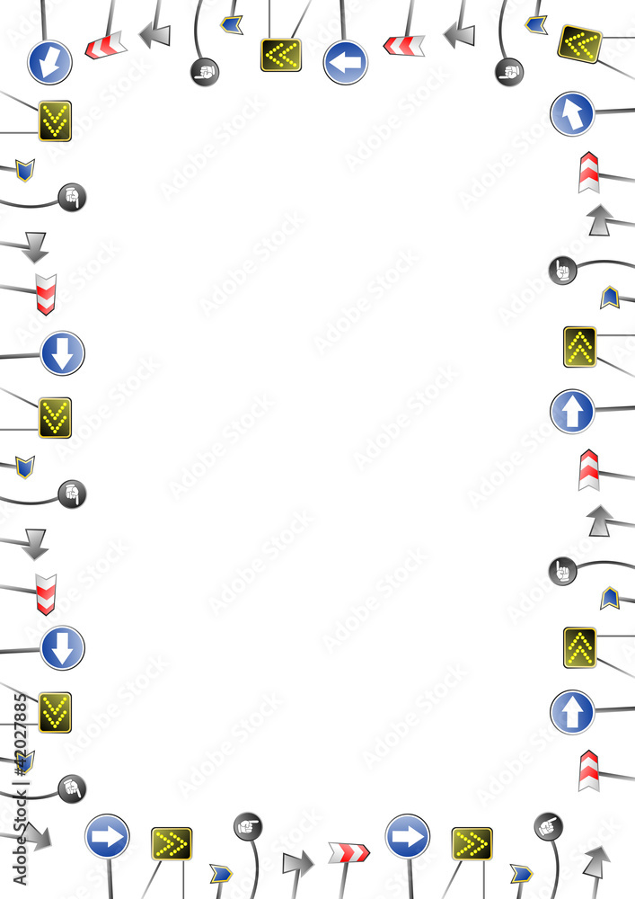 Traffic frame Stock Vector | Adobe Stock