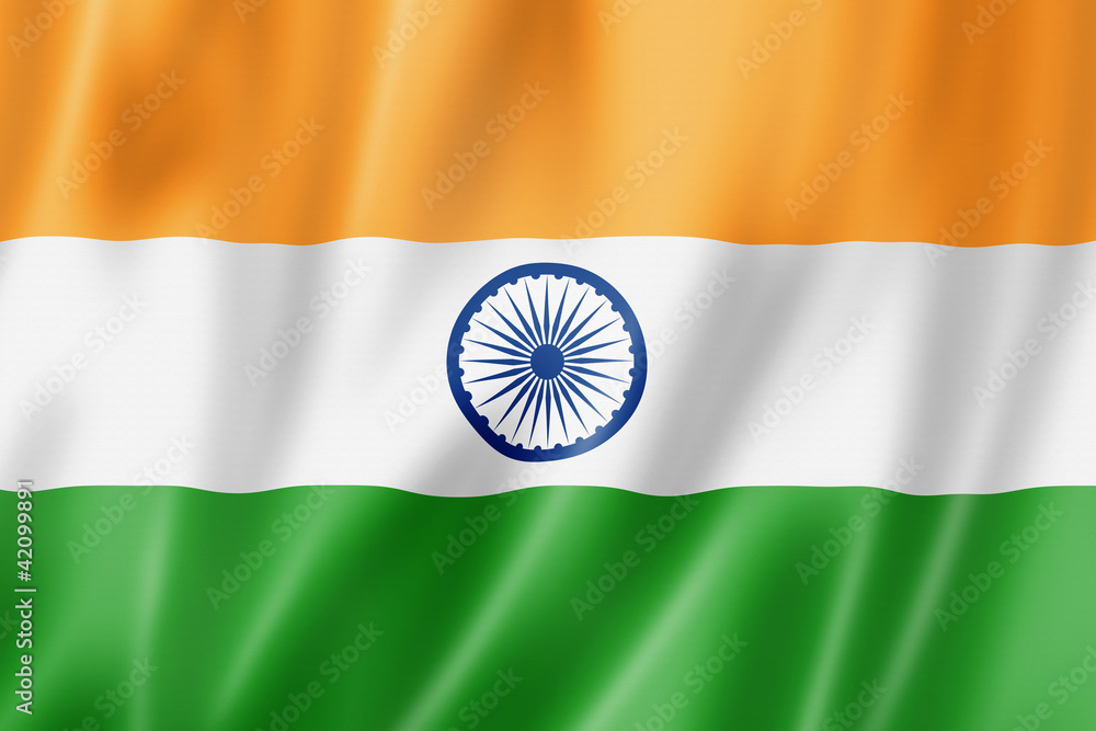 Indian flag Stock Illustration | Adobe Stock