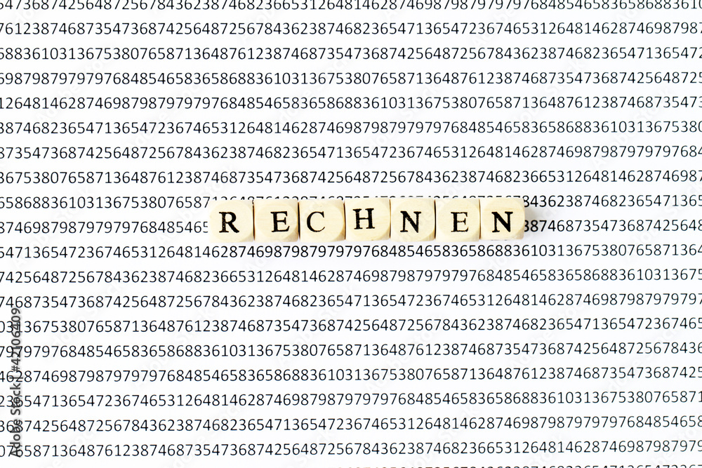 Rechnen Stock-Foto | Adobe Stock