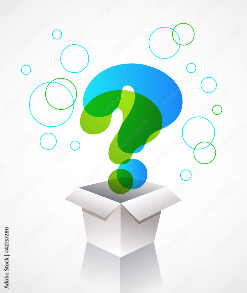 box with question mark icons Stock Vector | Adobe Stock