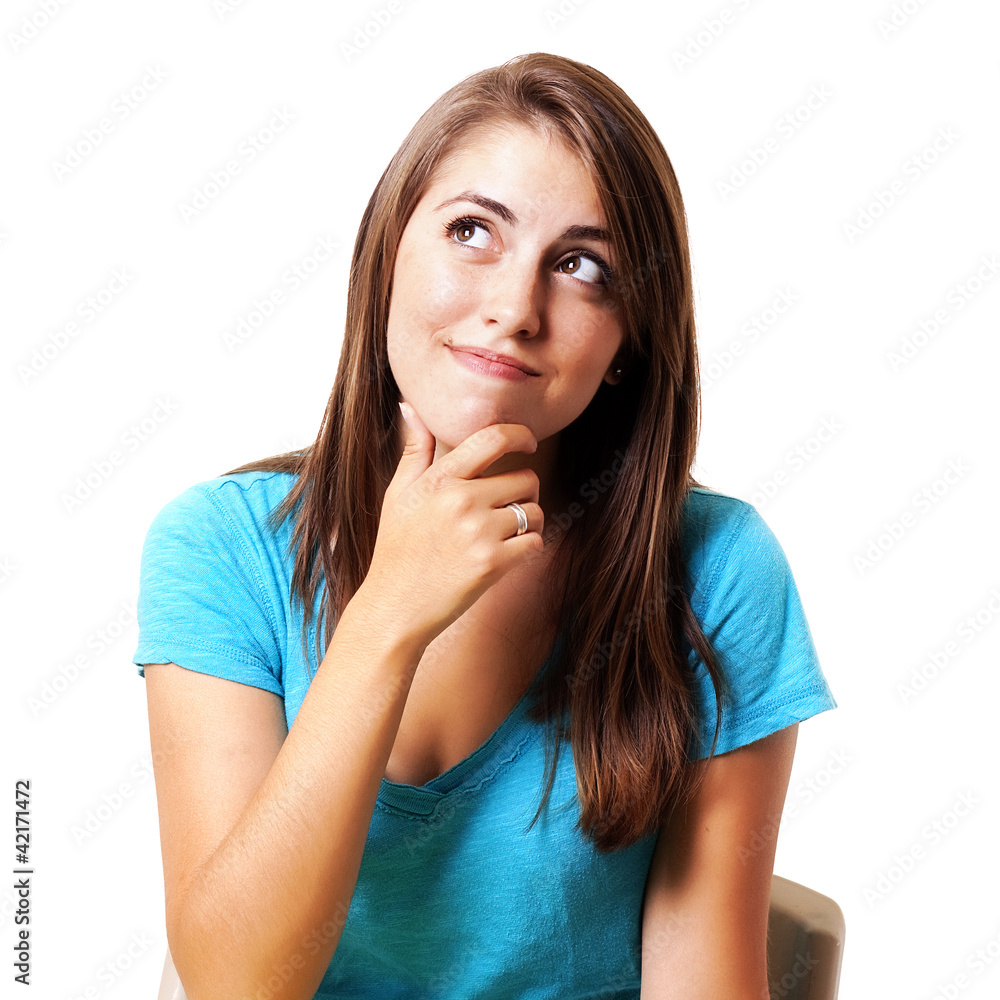 Woman Thinking Image