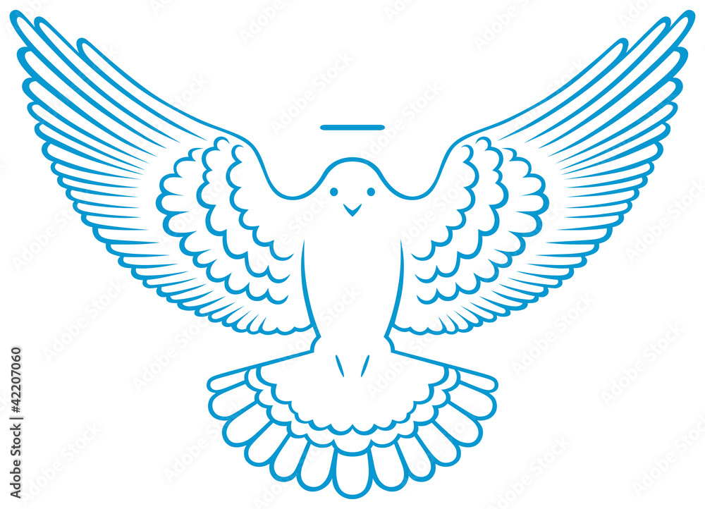 Vector dove symbol Stock Vector | Adobe Stock
