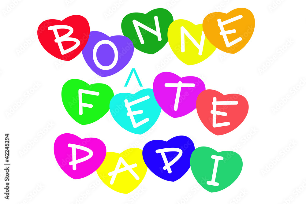 Bonne fête papi Stock Illustration | Adobe Stock