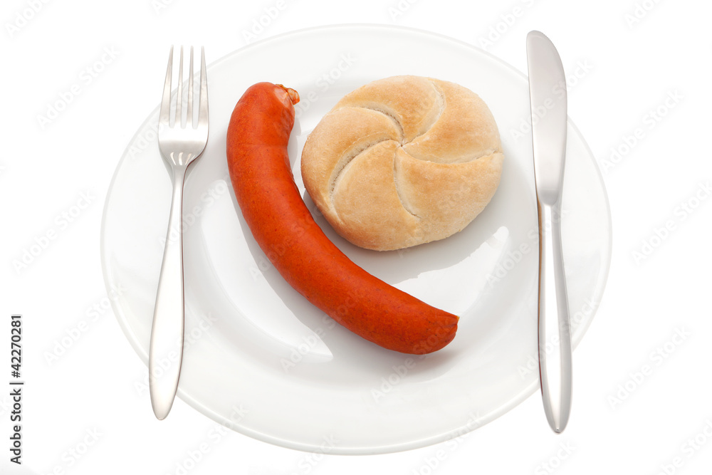 Heisse Wurst für Feinschmecker Stock-Foto | Adobe Stock