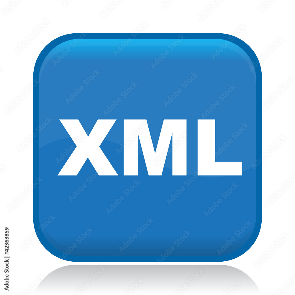 XML ICON Stock Vector | Adobe Stock