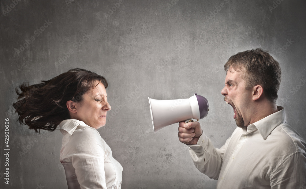 Heavy quarrel Stock Photo | Adobe Stock