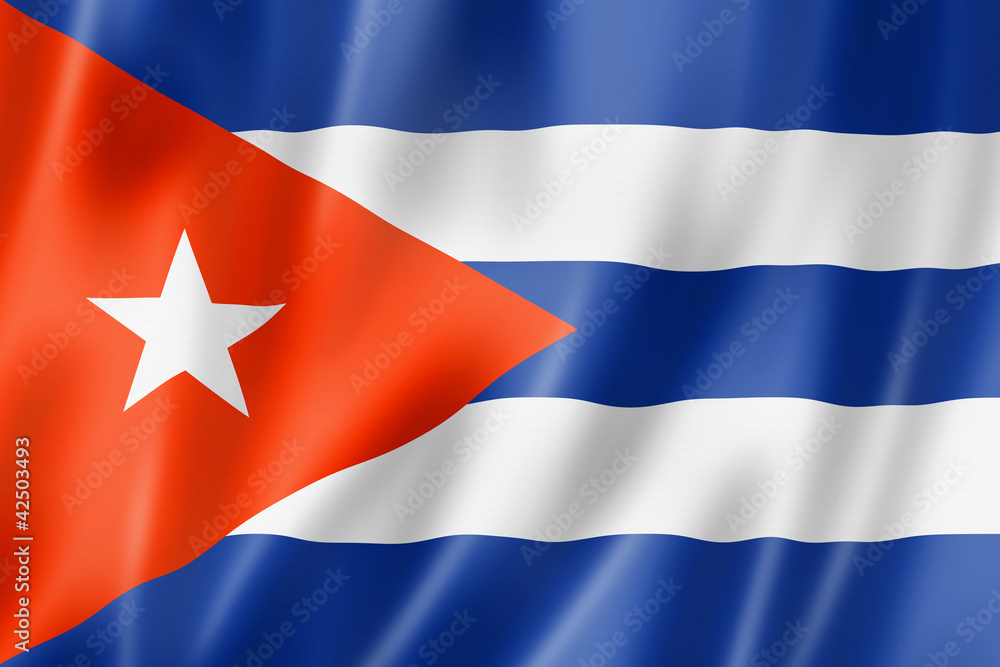 Cuban flag Stock Illustration | Adobe Stock