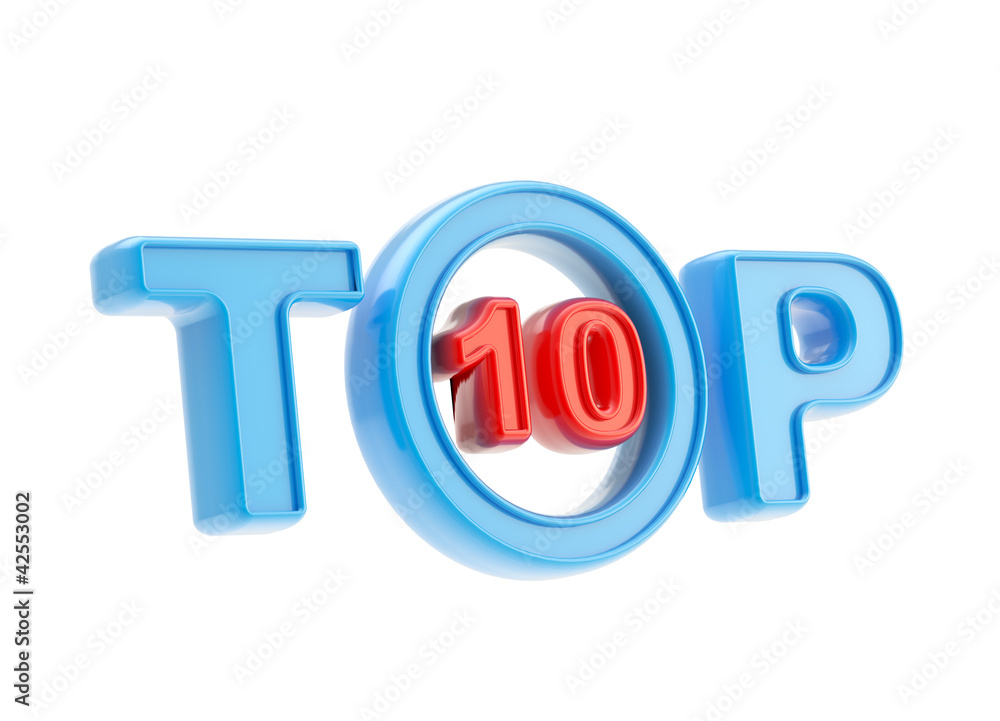 Top-10 emblem symbol isolated Stock Illustration | Adobe Stock