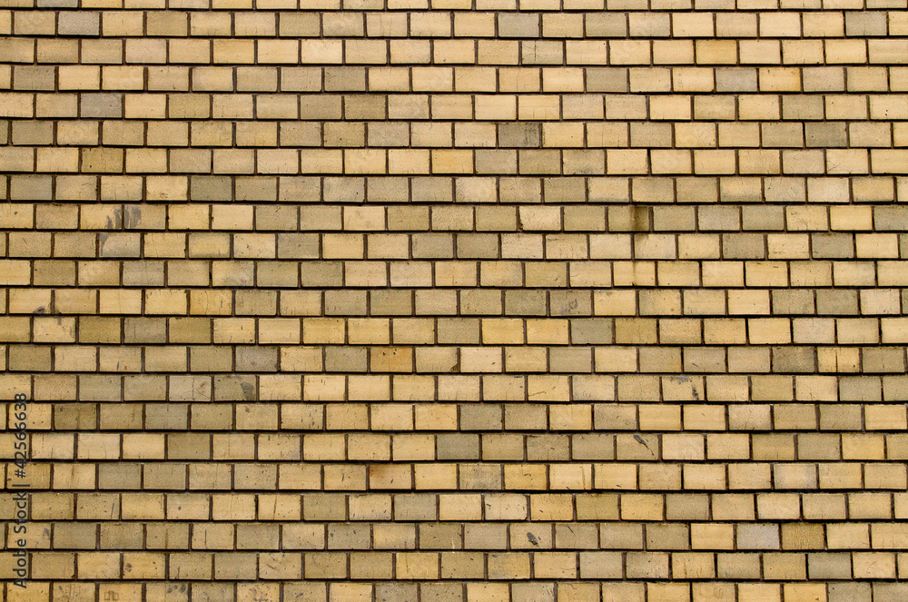 Helle Backsteinwand Stock-Foto | Adobe Stock