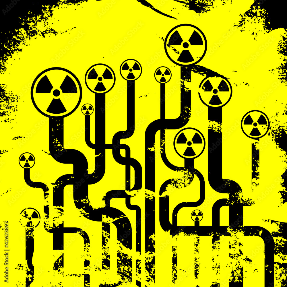 Abstract radiation background. Vector illustration. Stock Vector ...