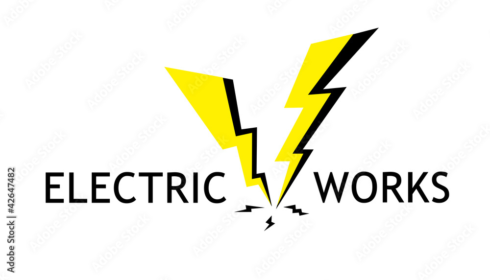 Electricity Company Logo Stock Vector | Adobe Stock