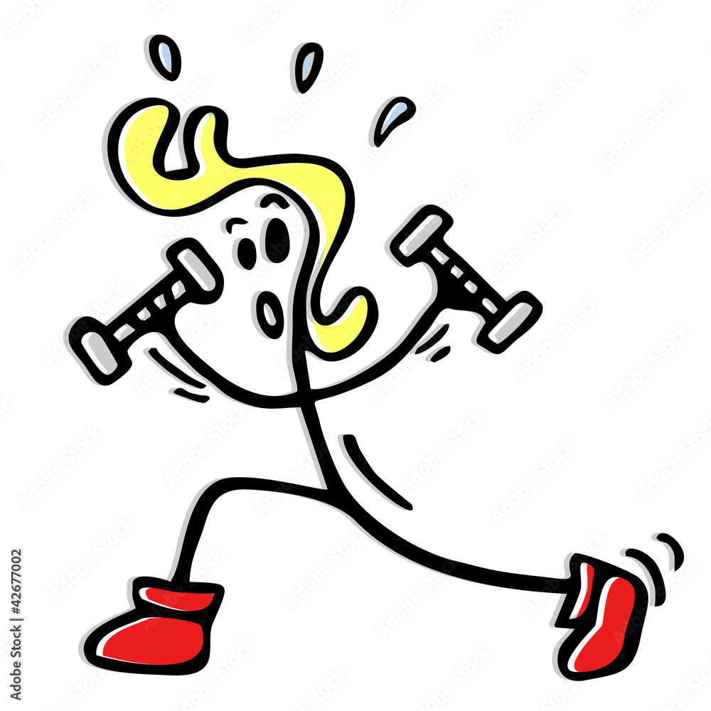 Comic gym vector de Stock | Adobe Stock